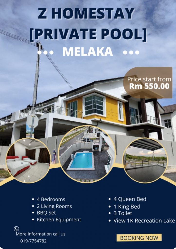 Z Homestay Private Pool - HOMESTAY, APARTMENT, RUMAH DAN VILLA MELAKA